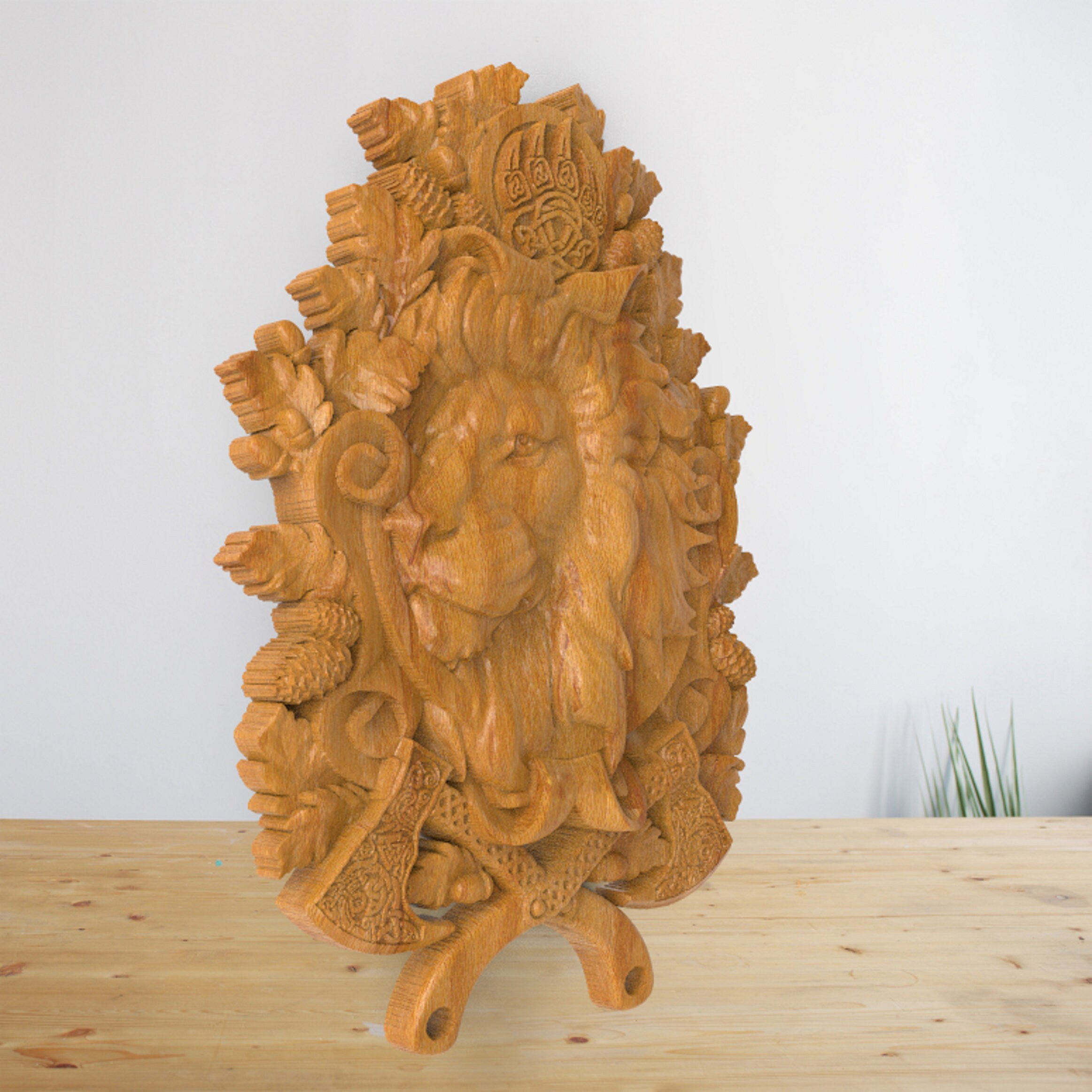 Leon STL File for CNC Wood Carving, Cnc Router Files - Etsy