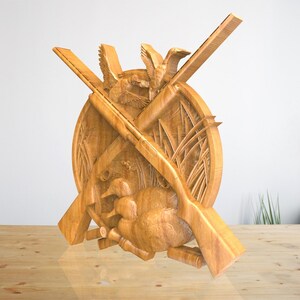 Duck Hunt - STL File for CNC Wood Carving, Cnc Router Files 3D Relief ...