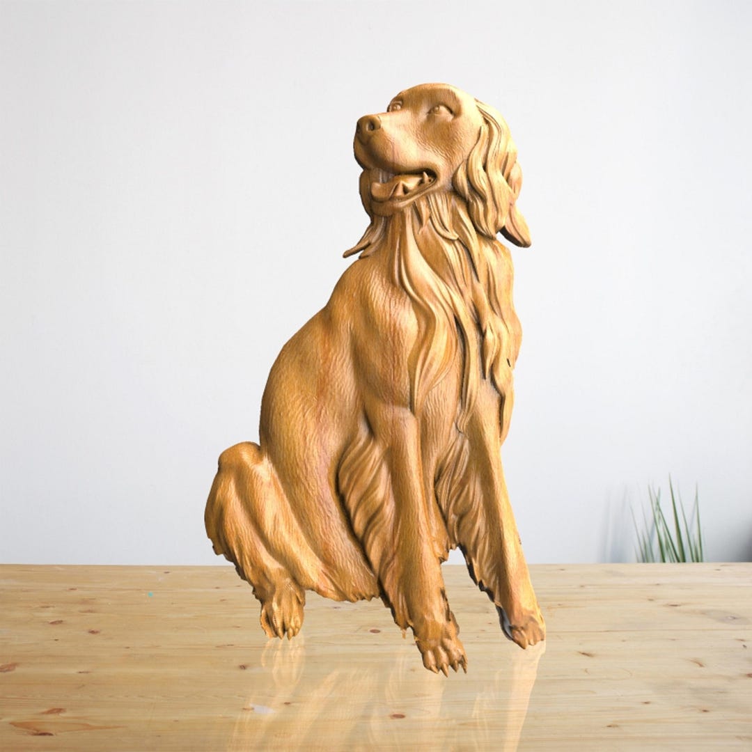 Dog - STL File for CNC Wood Carving, Cnc Router Files - Etsy Australia