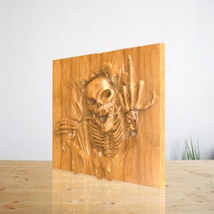 Skull Come Here - STL File for CNC Wood Carving, Cnc Router Files - Etsy