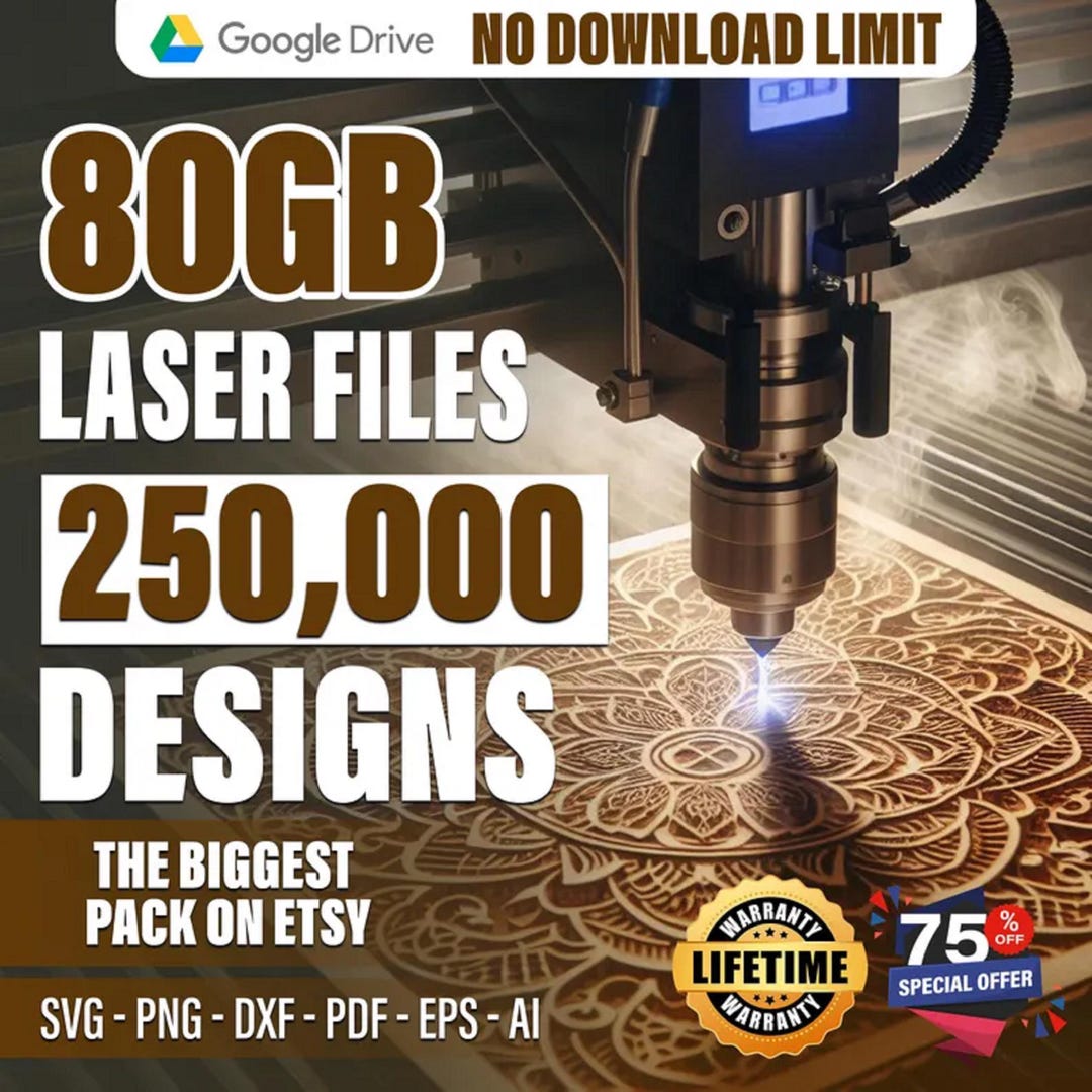 Laser Cut Files Mega Bundle, 250K Files 3D 2D Lasecut Designs CNC Files ...