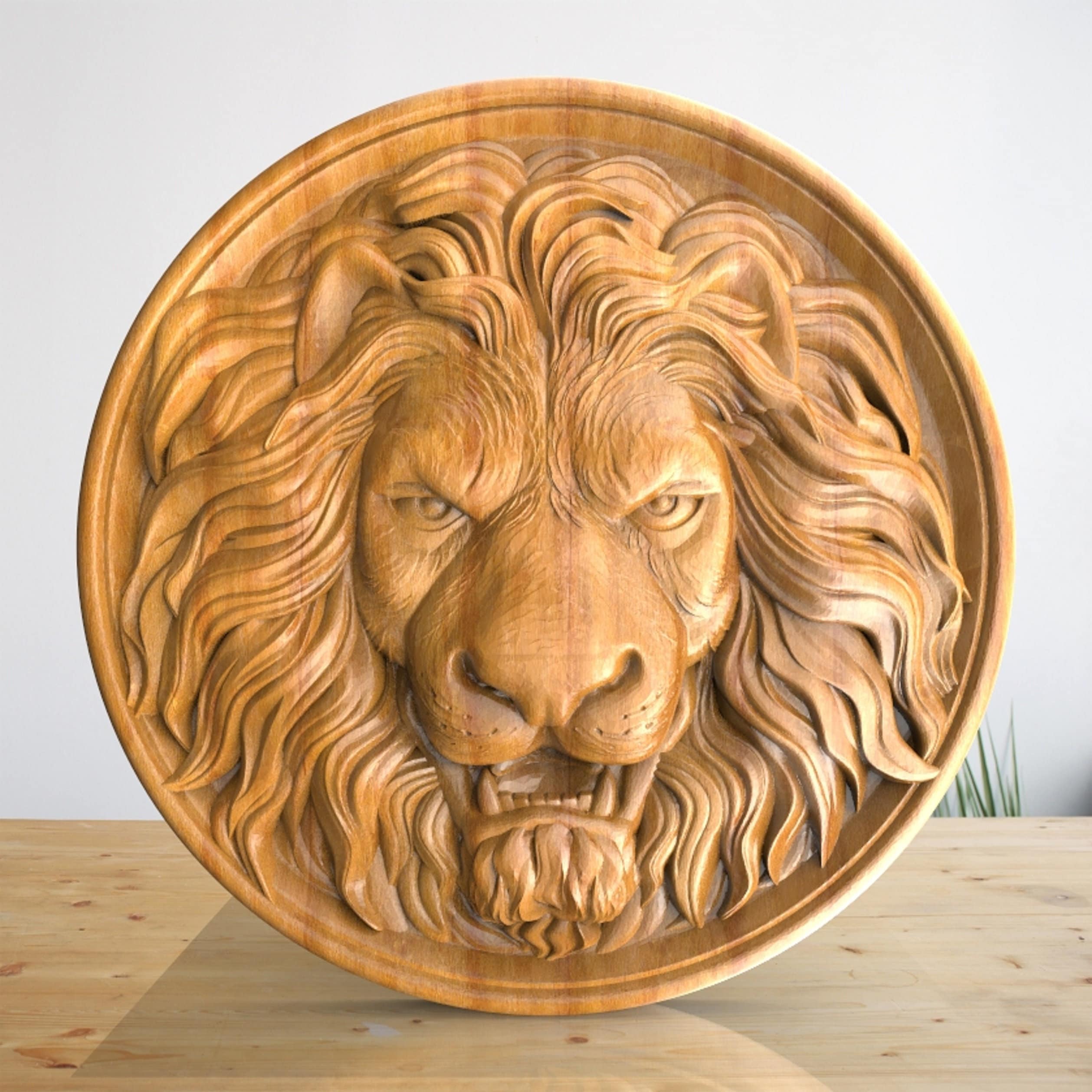 Leon STL File for CNC Wood Carving, Cnc Router Files - Etsy