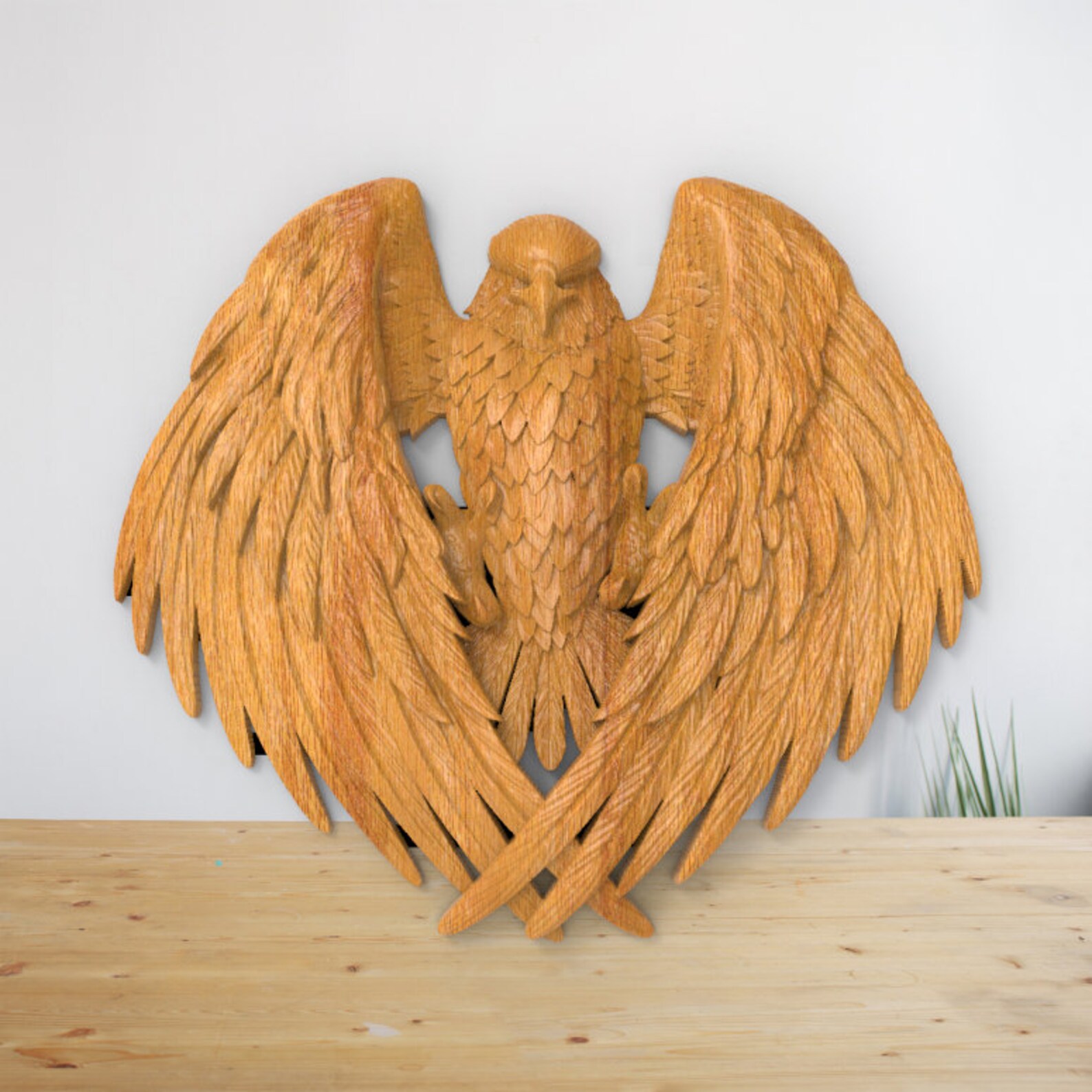 Eagle STL File for CNC Wood Carving, Cnc Router Files - Etsy