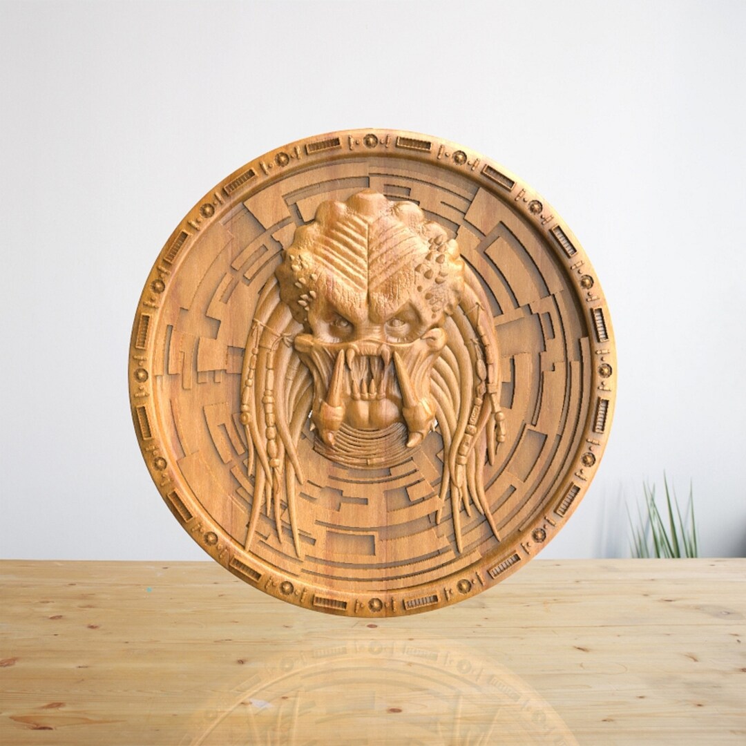 Predator - STL File for CNC Wood Carving, Cnc Router Files - Etsy