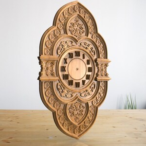 Wall Clock - STL File for CNC Wood Carving, Cnc Router Files - Etsy