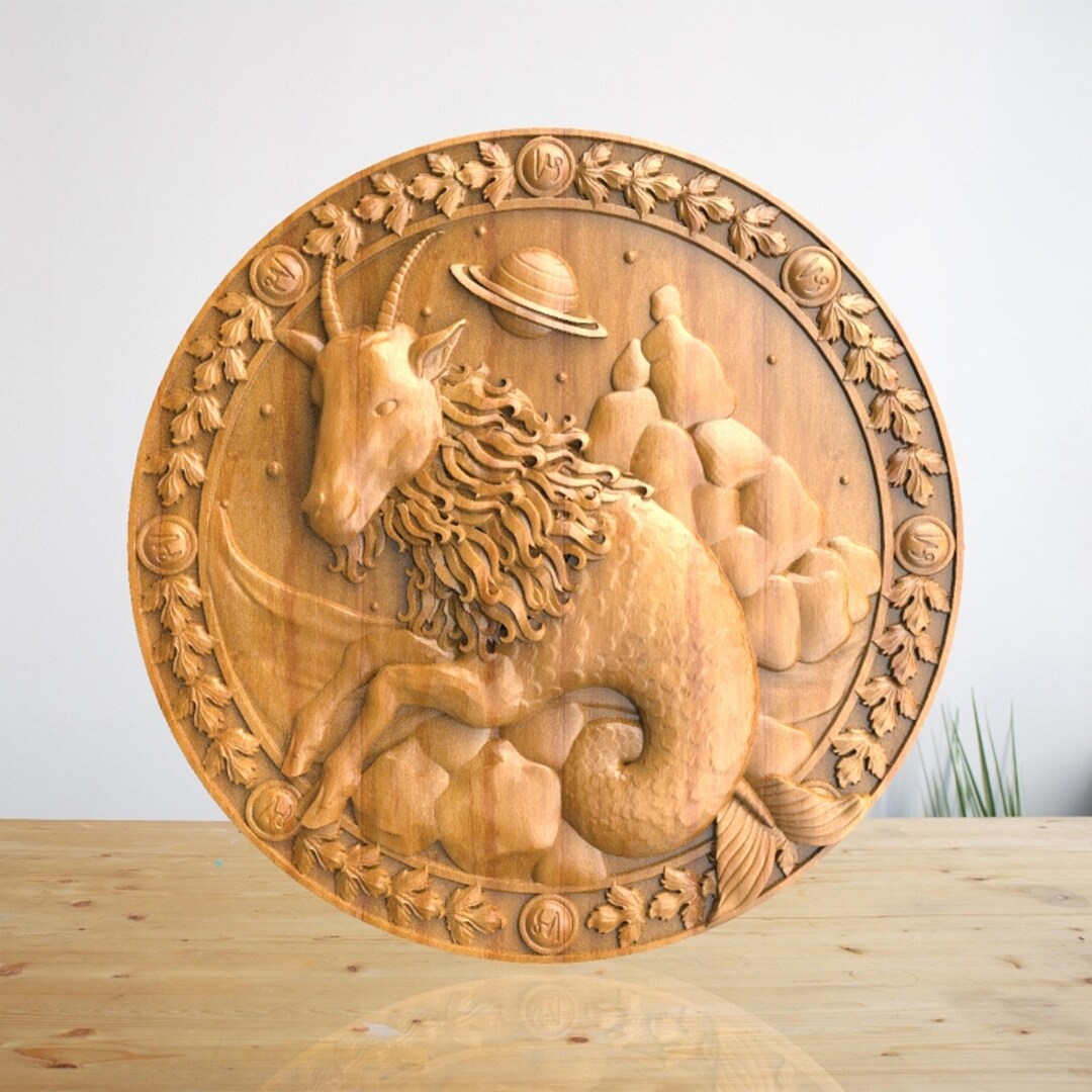 Ares Zodiac Sign - STL File for CNC Wood Carving, Cnc Router Files - Etsy