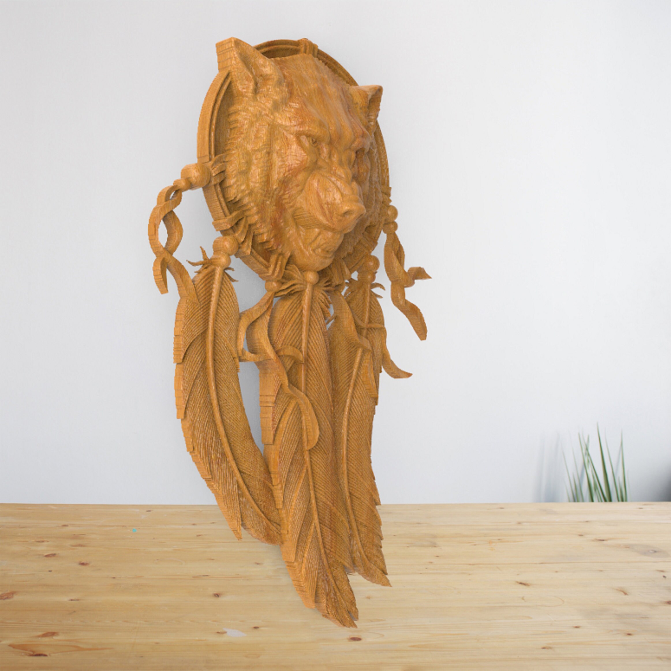 Wolf STL File for CNC Wood Carving, Cnc Router Files - Etsy