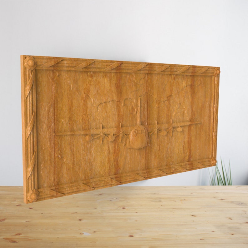 Airplane STL File for CNC Wood Carving, Cnc Router Files - Etsy