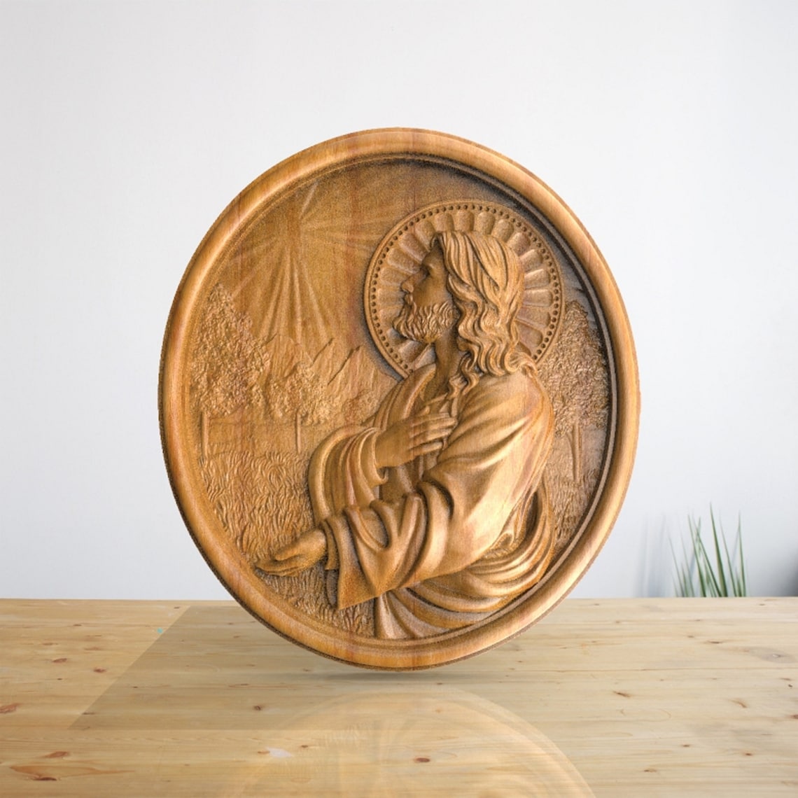 Jesus Christ - STL File for CNC Wood Carving, Cnc Router Files - Etsy