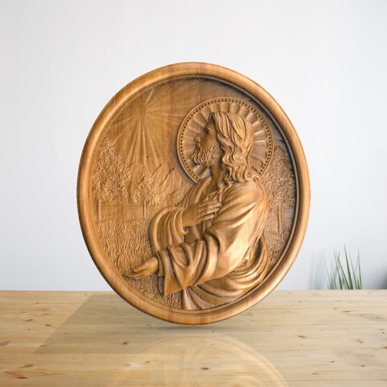 Jesus Christ STL File for CNC Wood Carving, Cnc Router Files - Etsy Israel