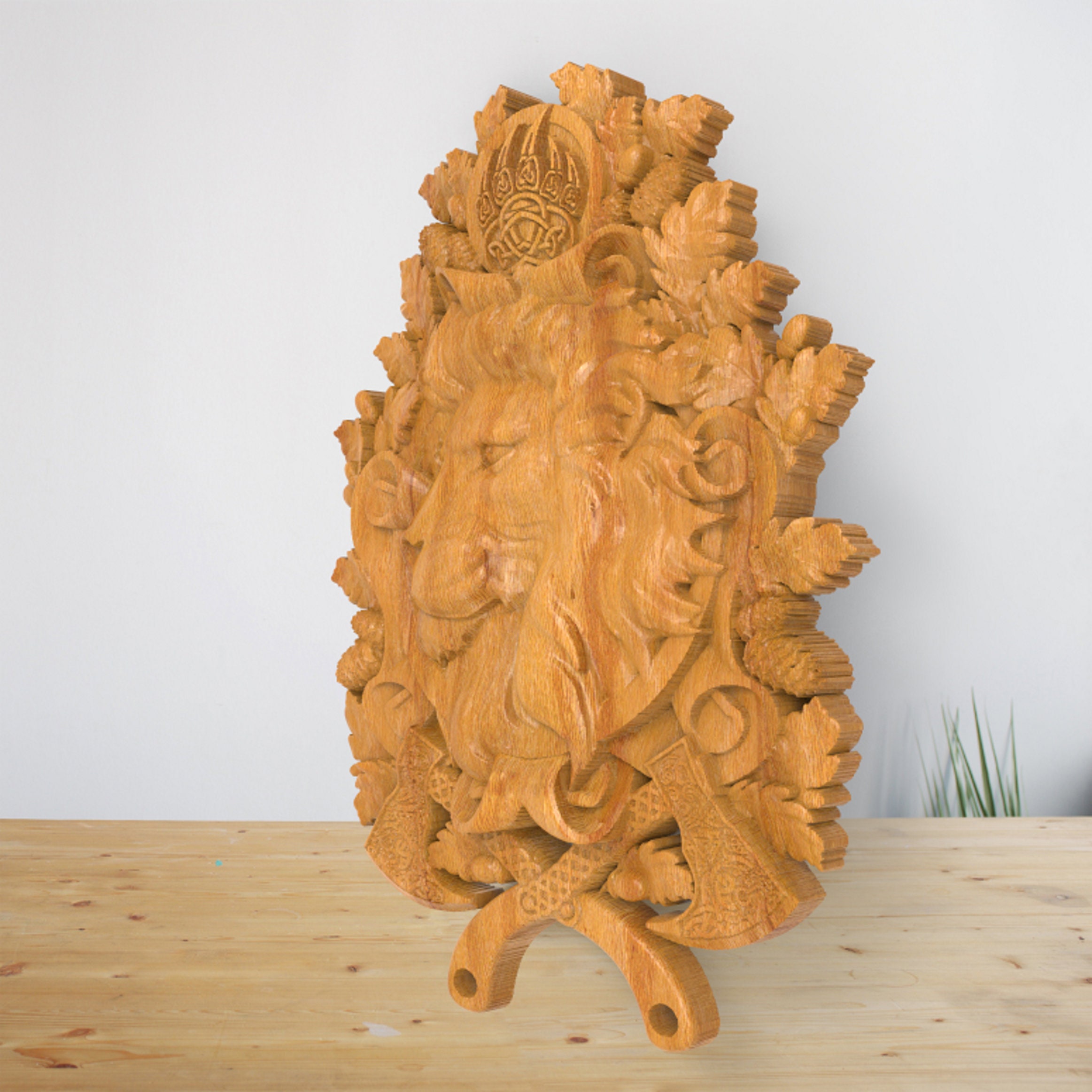 Leon STL File for CNC Wood Carving, Cnc Router Files - Etsy