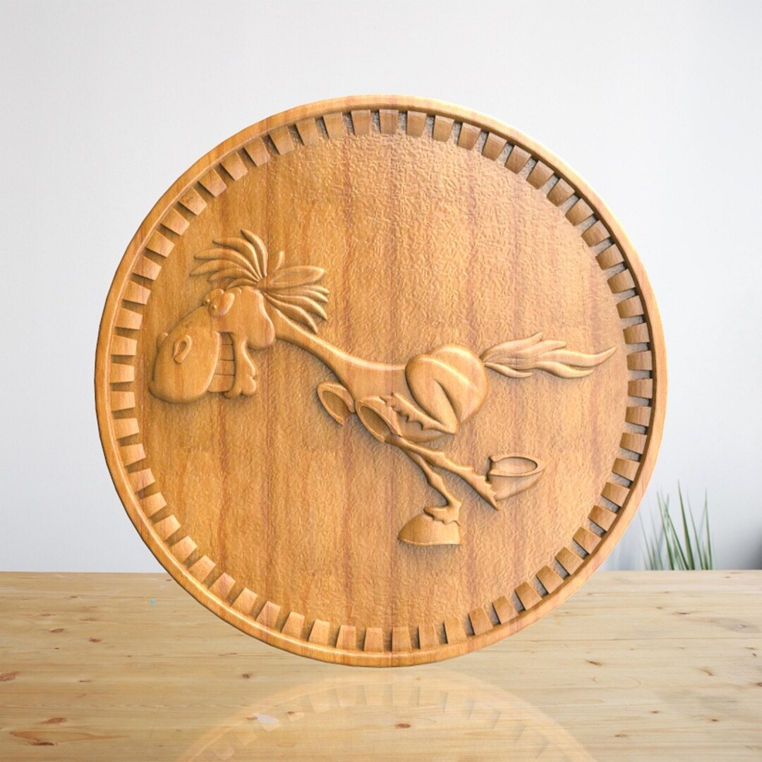 Donkey Relief - STL File for CNC Wood Carving, Cnc Router Files - Etsy