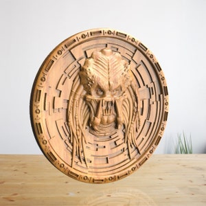 Predator - STL File for CNC Wood Carving, Cnc Router Files - Etsy