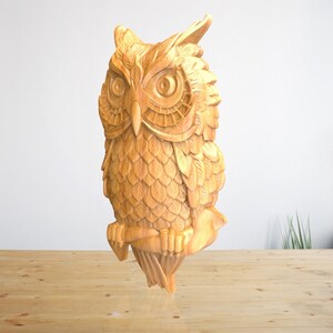 Owl - STL File for CNC Wood Carving, Cnc Router Files - Etsy UK