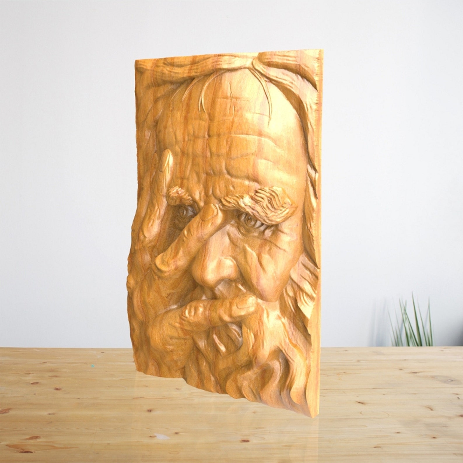 Old Man Saint Peter - STL File for CNC Wood Carving, Cnc Router Files ...