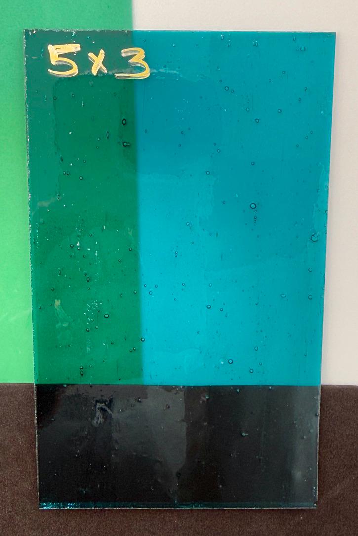 Light Blue Transparent Sheet Glass for Mosaic or Stained Glass Art Non ...