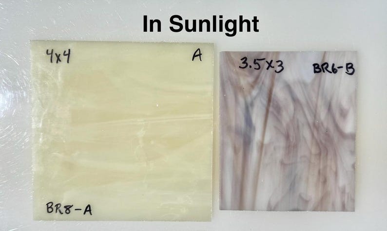 Brown/beige/tan Sheet Glass for Mosaic or Stained Glass Art Non-fusible ...