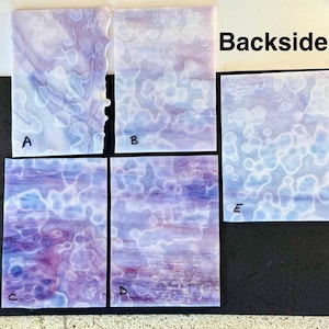 White & Pink Gold Mottled Sheet Glass for Mosaic or Stained Glass Art ...