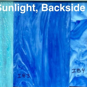 Iridescent Sheet Glass Various Colors for Mosaic or Stained Glass Art ...