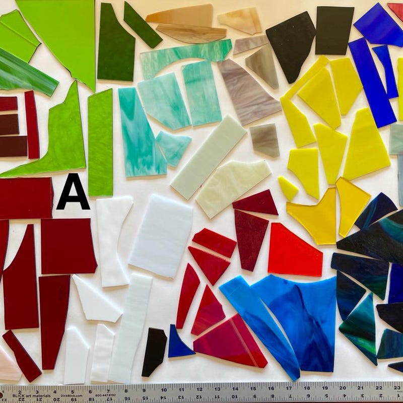 Stained Glass Scraps - Etsy