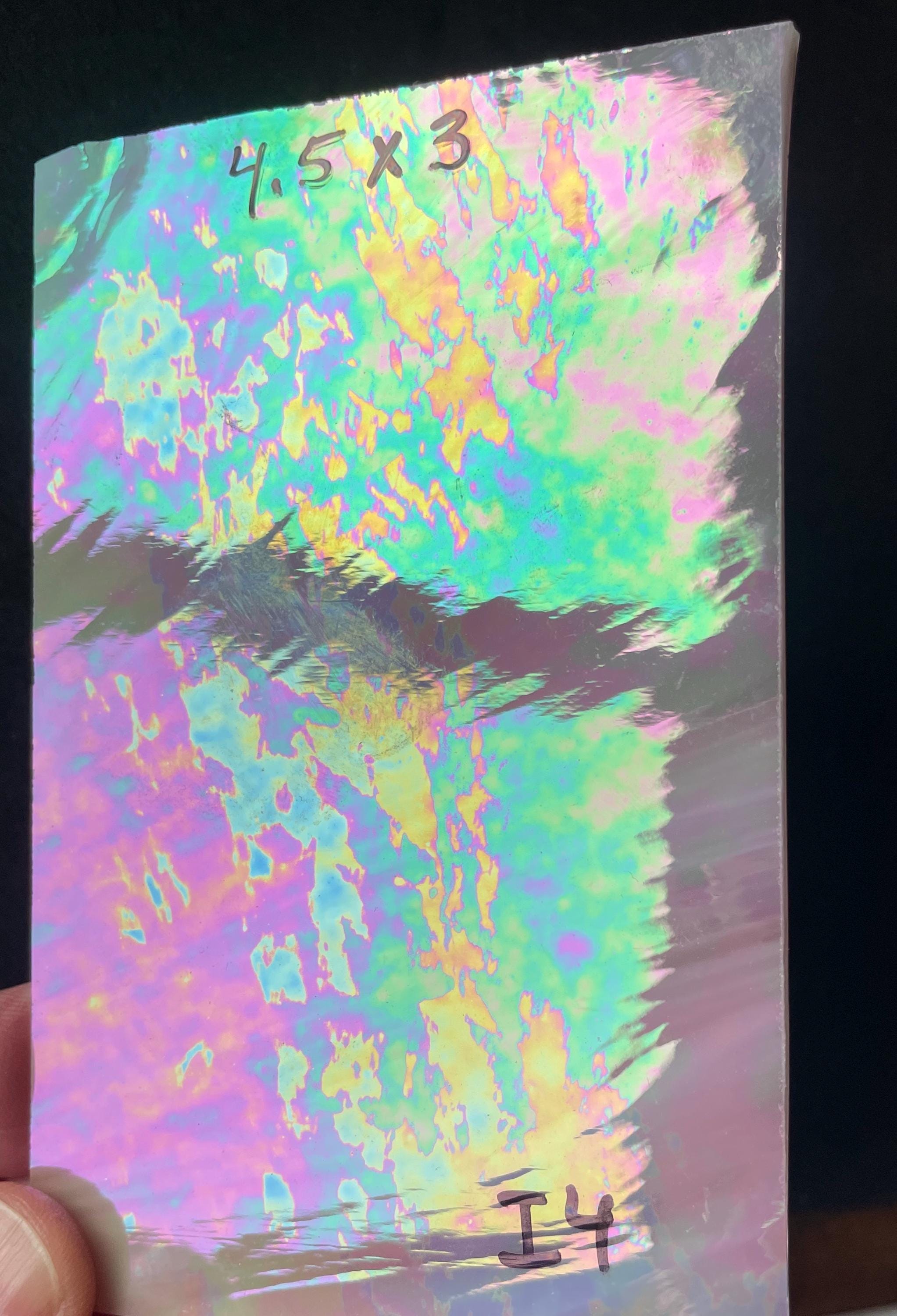 Iridescent Sheet Glass for Mosaic or Stained Glass Art - Etsy