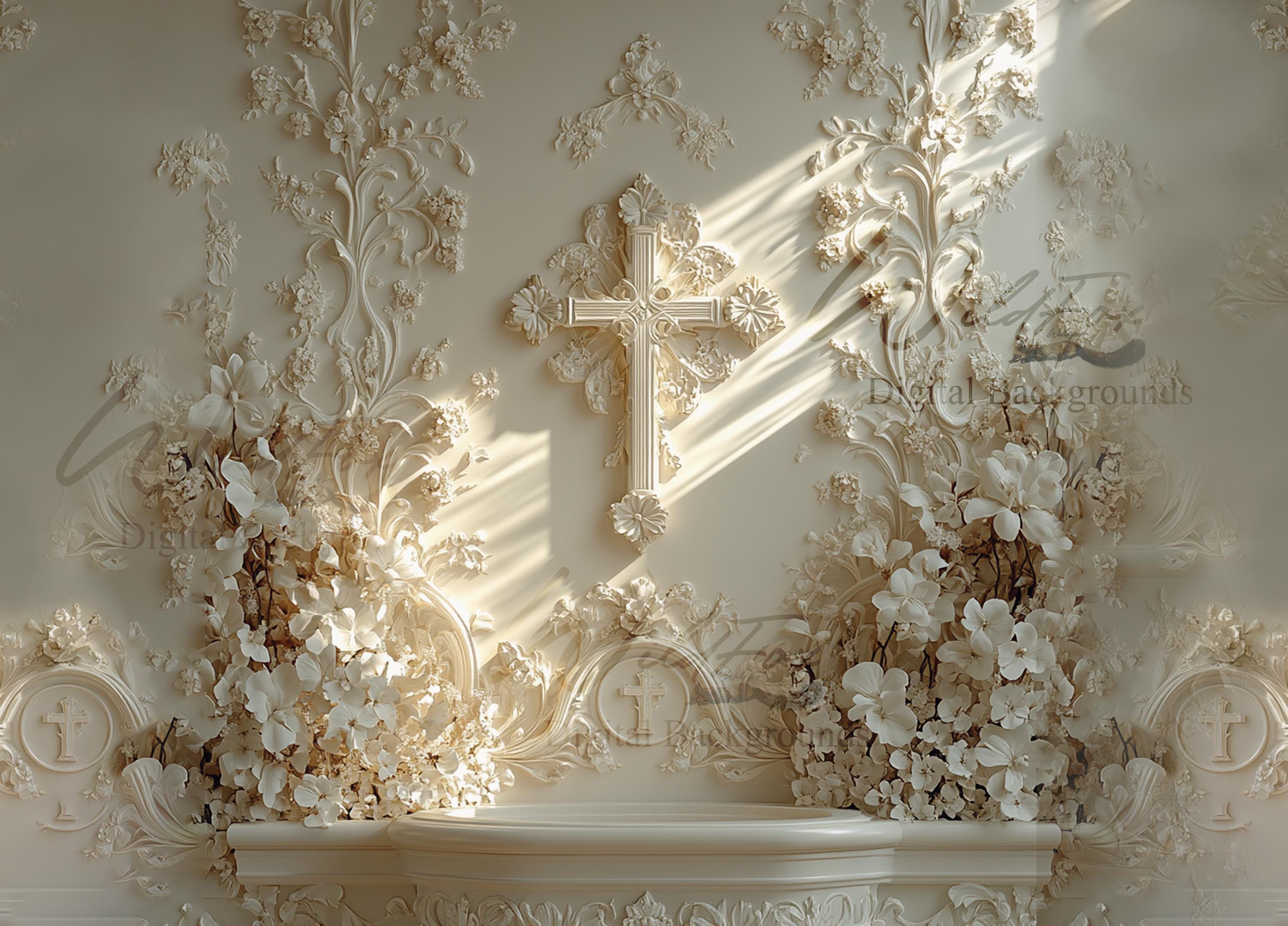 My First Holy Communion / Confirmation Digital Photography Background ...