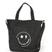 Smiley Face Tote Bag, Be Kind & Stay Weird Crossbody Purse, Black and ...