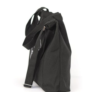 Smiley Face Tote Bag, Be Kind & Stay Weird Crossbody Purse, Black and ...