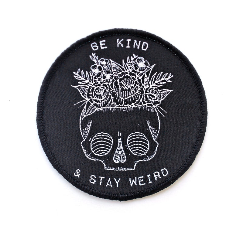 Black and White Patch - Etsy