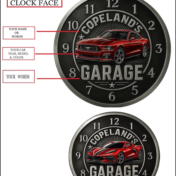 Ford Mustang Alarm Clock - Etsy