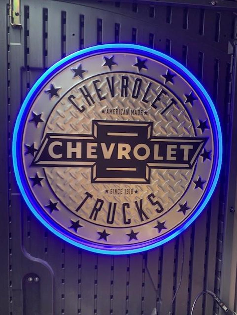 Chevy Truck, Chevy, GMC Truck, 25 Huge Made in the USA Metal Sign ...