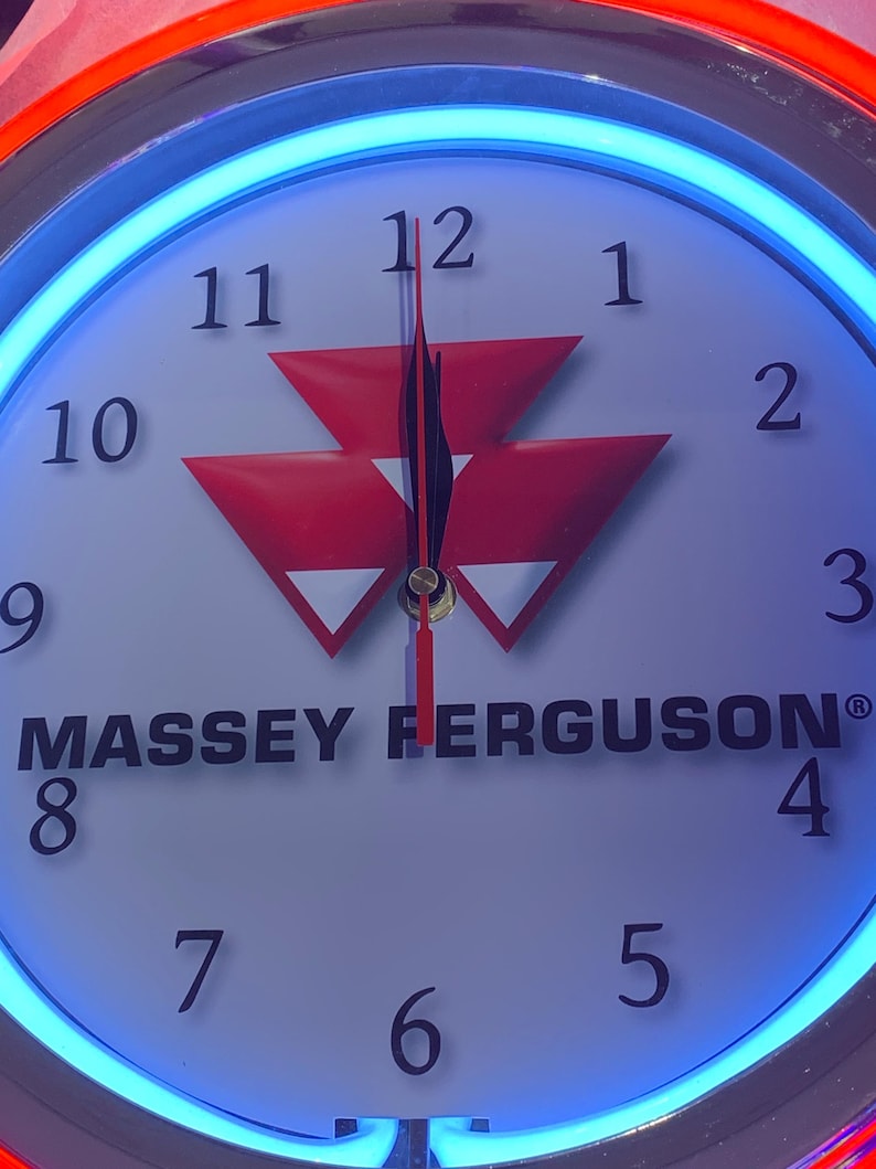 Massey Ferguson, Farm, Vintage Style, Garage , 16" Double Neon Wall ...