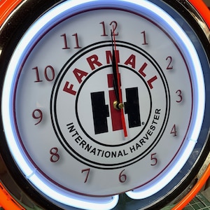 IH, Farmall, International Harvester. Garage, 16" Double Neon Wall ...