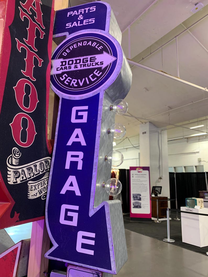 Ford, Trucks, Mustang, Shelby, Metal Double Sided Marquee LED Wall Sign ...