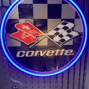 Pontiac Service, Chevy, GMC Huge Metal Sign, Comes With a Neon Sign ...