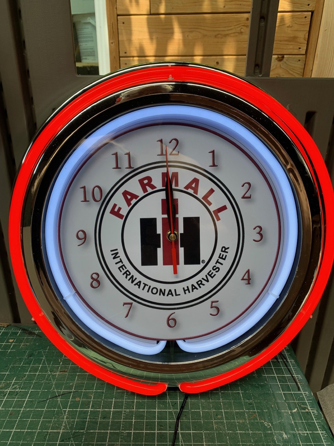 IH, Farmall, International Harvester. Garage, 16" Double Neon Wall ...