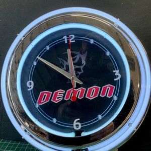 Ford Thunderbird, Vintage Style, Garage ,16" Double Neon Wall Clock ...