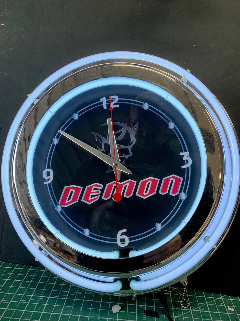 Ford Thunderbird, Vintage Style, Garage ,16" Double Neon Wall Clock ...