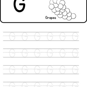 Capital/uppercase Alphabet Tracing Book for Kids | Printable PDF ...