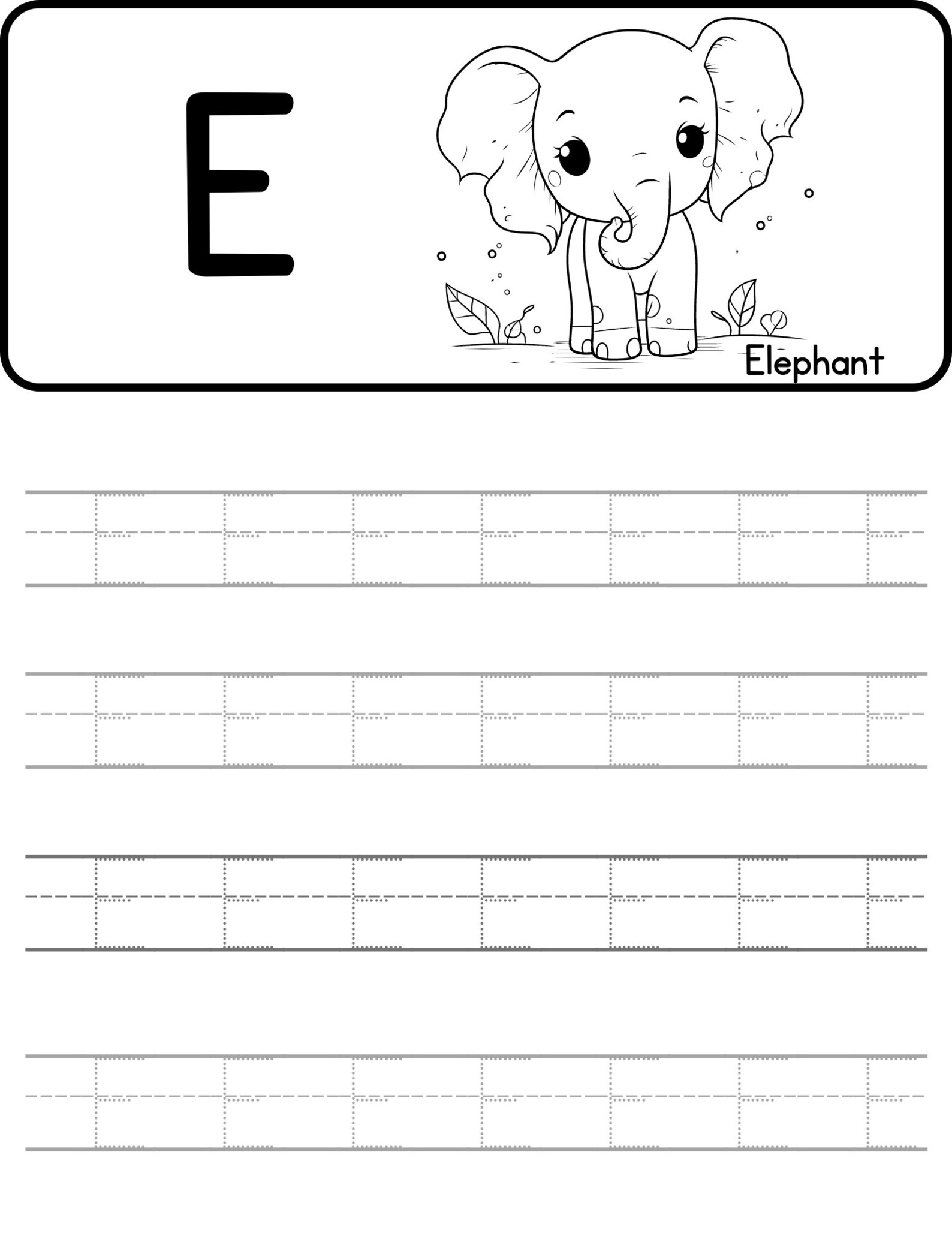 Capital/uppercase Alphabet Tracing Book for Kids | Printable PDF ...
