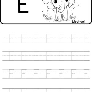 Capital/uppercase Alphabet Tracing Book for Kids | Printable PDF ...