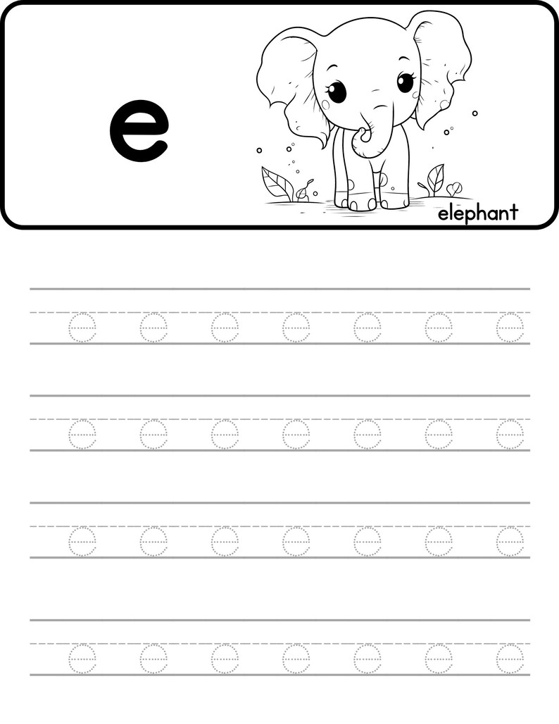 Lowercase Alphabet Tracing Book for Kids Printable PDF Worksheets ...