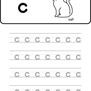 Lowercase Alphabet Tracing Book for Kids Printable PDF Worksheets ...
