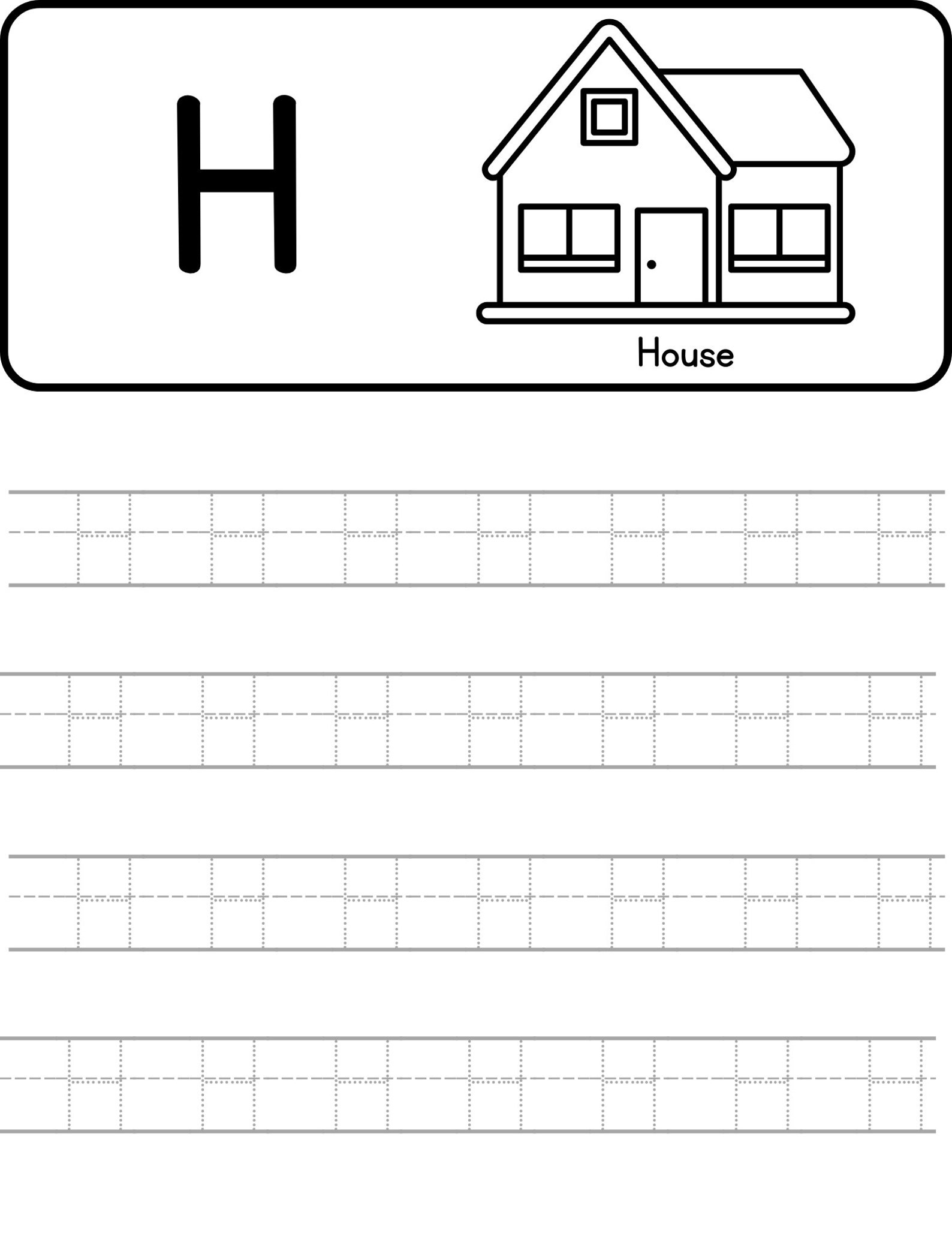 Capital/uppercase Alphabet Tracing Book for Kids | Printable PDF ...