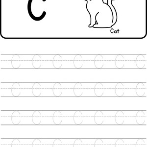 Capital/uppercase Alphabet Tracing Book for Kids | Printable PDF ...