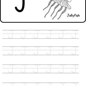 Capital/uppercase Alphabet Tracing Book for Kids | Printable PDF ...