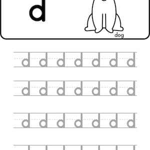 Lowercase Alphabet Tracing Book for Kids Printable PDF Worksheets ...