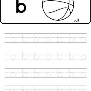 Lowercase Alphabet Tracing Book for Kids Printable PDF Worksheets ...