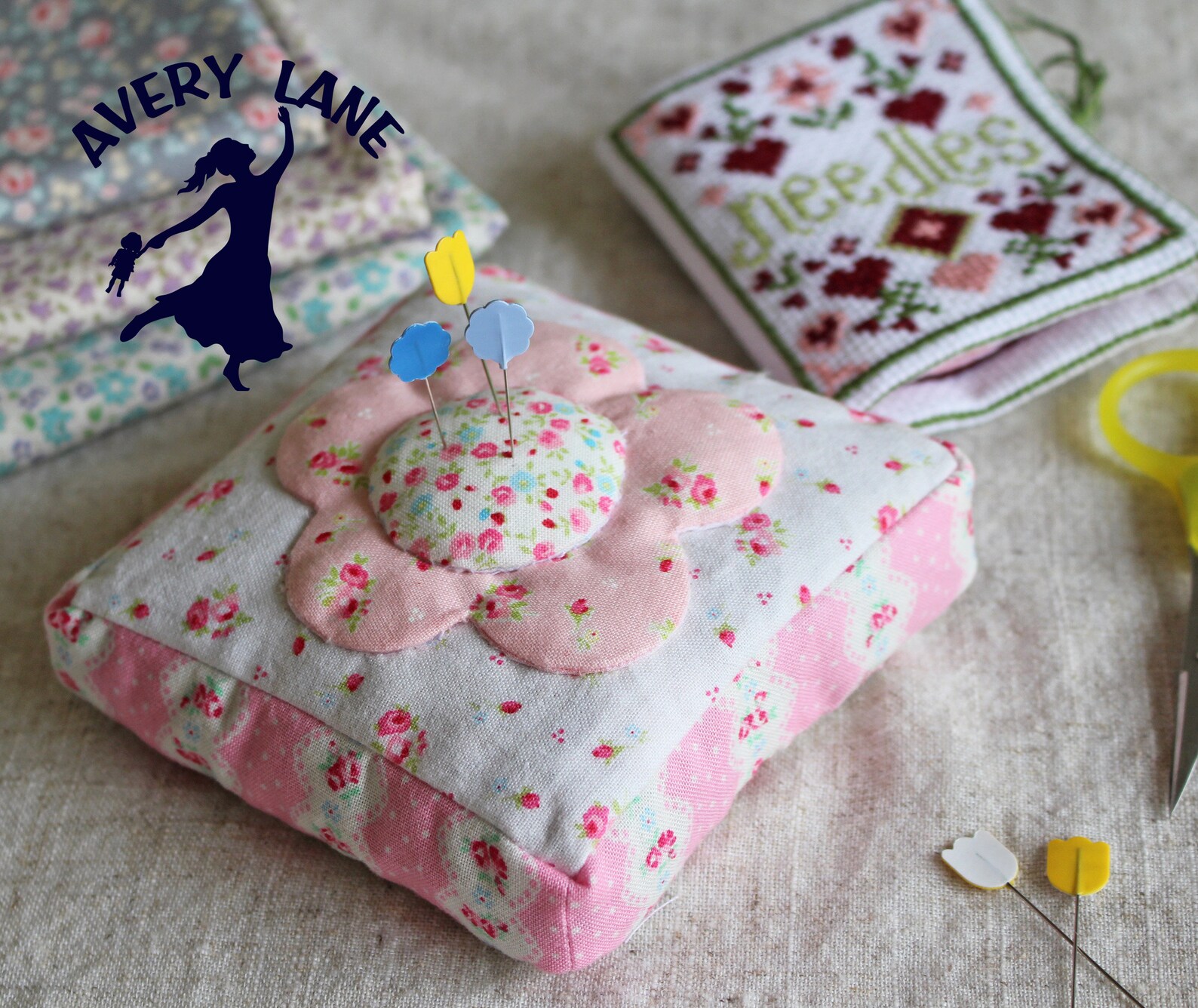 Flower Needle Minder Pin Cushion PDF Sewing Pattern | Etsy