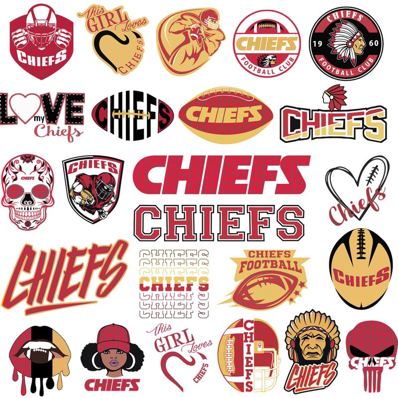 Chiefs Logo Template - Etsy